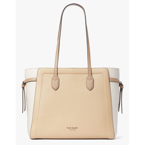 kate spade | Bags | New Kate Spade Knott Colorblock Pebble Leather ...